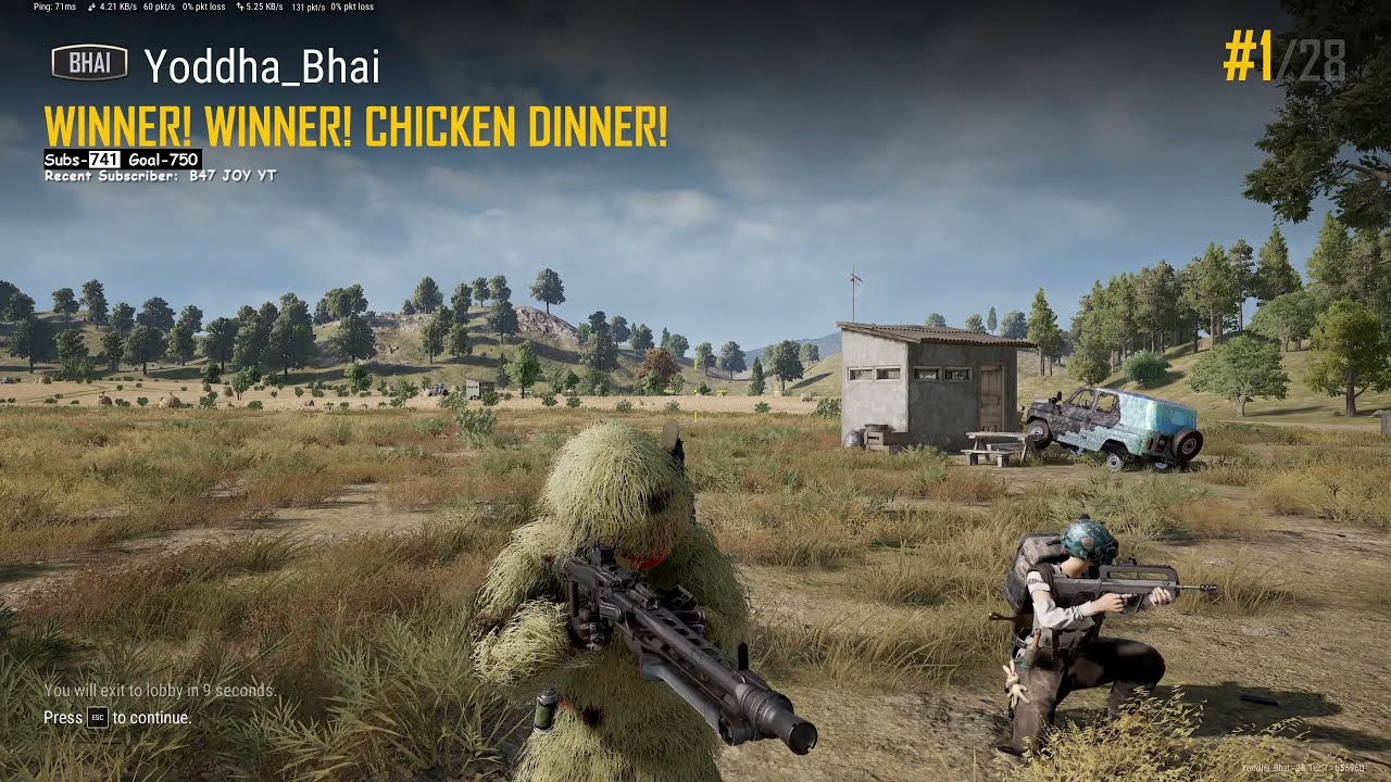 PUBG PC winner winner chicken dinner... 👌 - YouTube