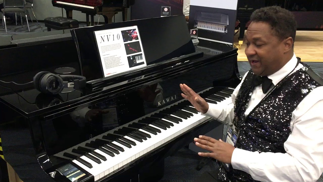 Kris Nicholson test driving the Kawai Novis NV10 Hybrid Digital Piano ...
