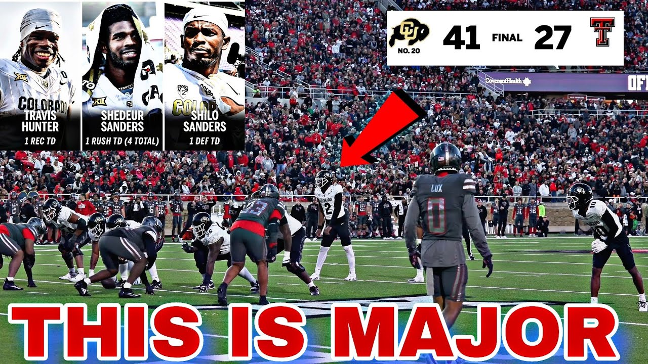 🚨All Coach Prime Sons SHOCKINGLY Scores Touchdown, Colorado DESTROYS ...