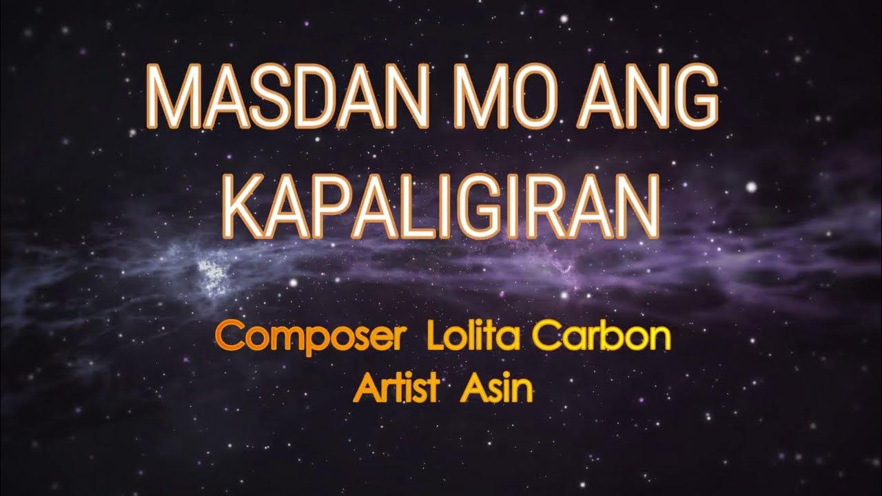 MASDAN MO ANG KAPALIGIRAN - ASIN (Karaoke Version) - YouTube