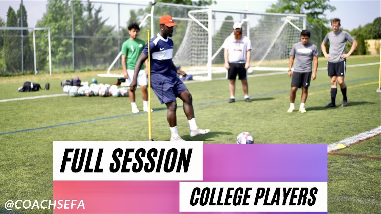 Shooting Drills | College soccer session | CoachSefa - YouTube
