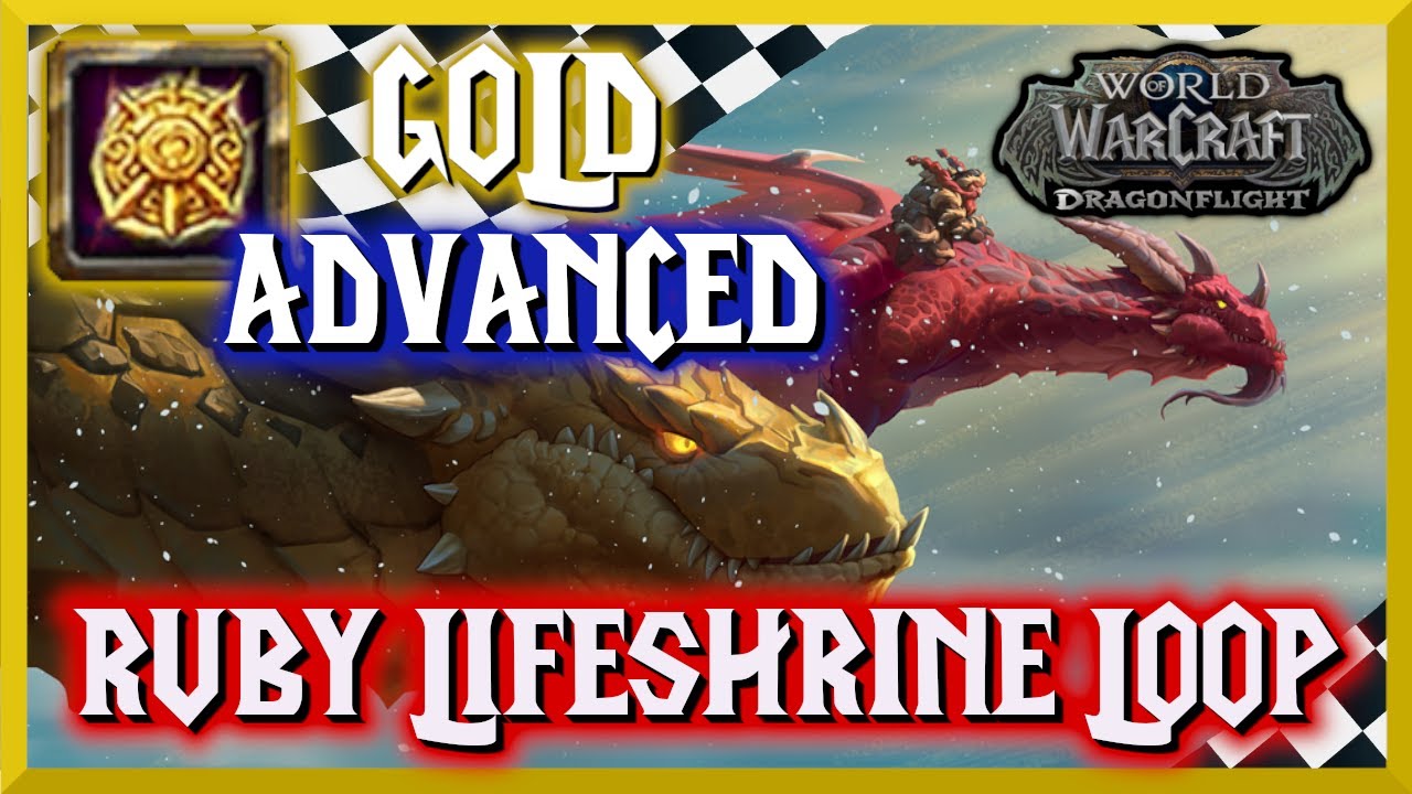 Ruby Lifeshrine Slalom Advanced Gold Dragon Race - 51.981 Seconds - World of Warcraft ...