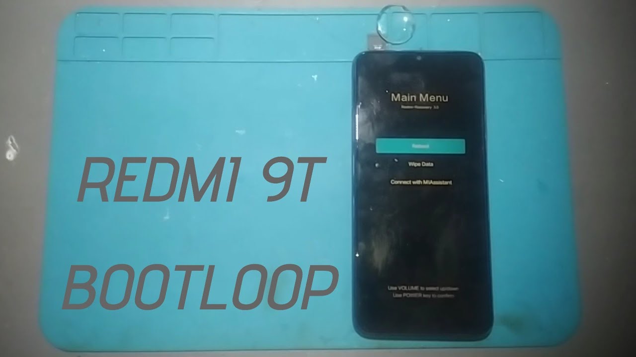 Redmi 9T Bootloop - YouTube