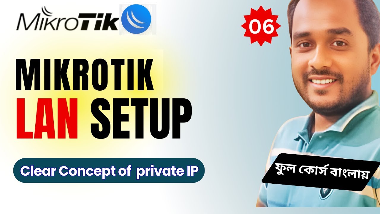 Complete LAN Configuration in MikroTik Using Private IP | Easy Internet ...