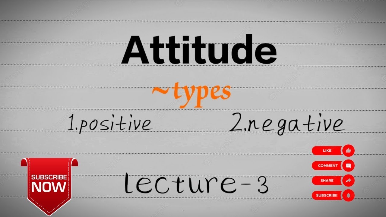 L-3 | ATTITUDE | TYPES | - YouTube