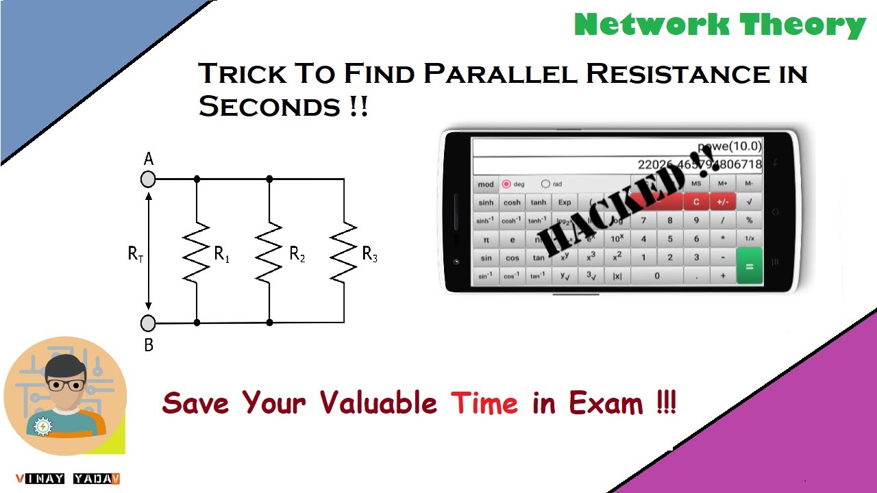 Gate Calculator Hack | Trick To Find Parallel Resistance in Seconds ...
