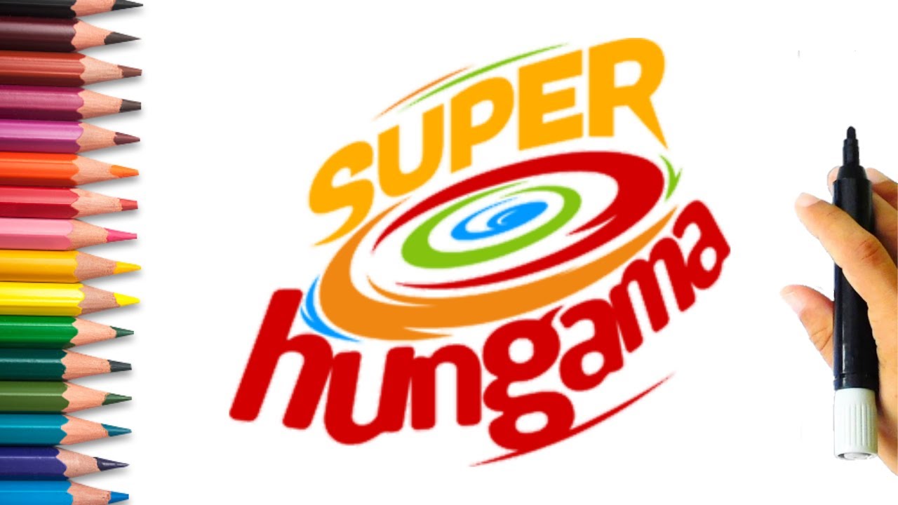 Super Hungama TV logo drawing | Super hungama TV channel - YouTube