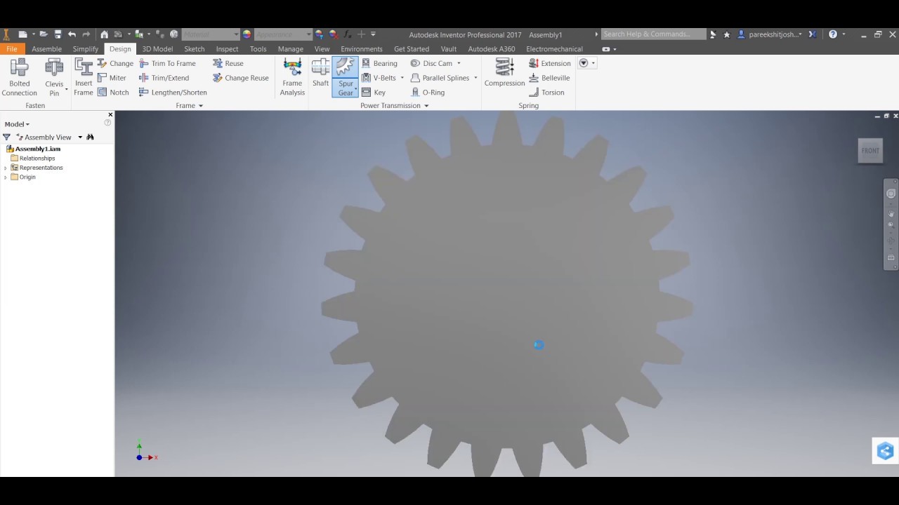 3D Printing: Gear Train | Engineering Practicals | Autodesk Inventor ...