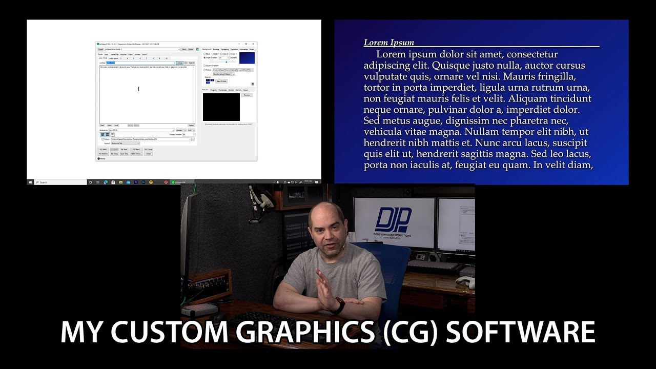 My Custom Graphics (CG) Software - YouTube
