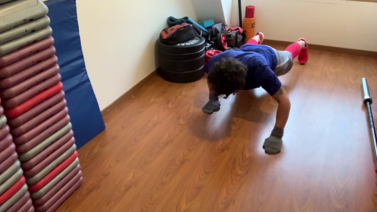 Push Up Slider Diagonal Alternado - YouTube