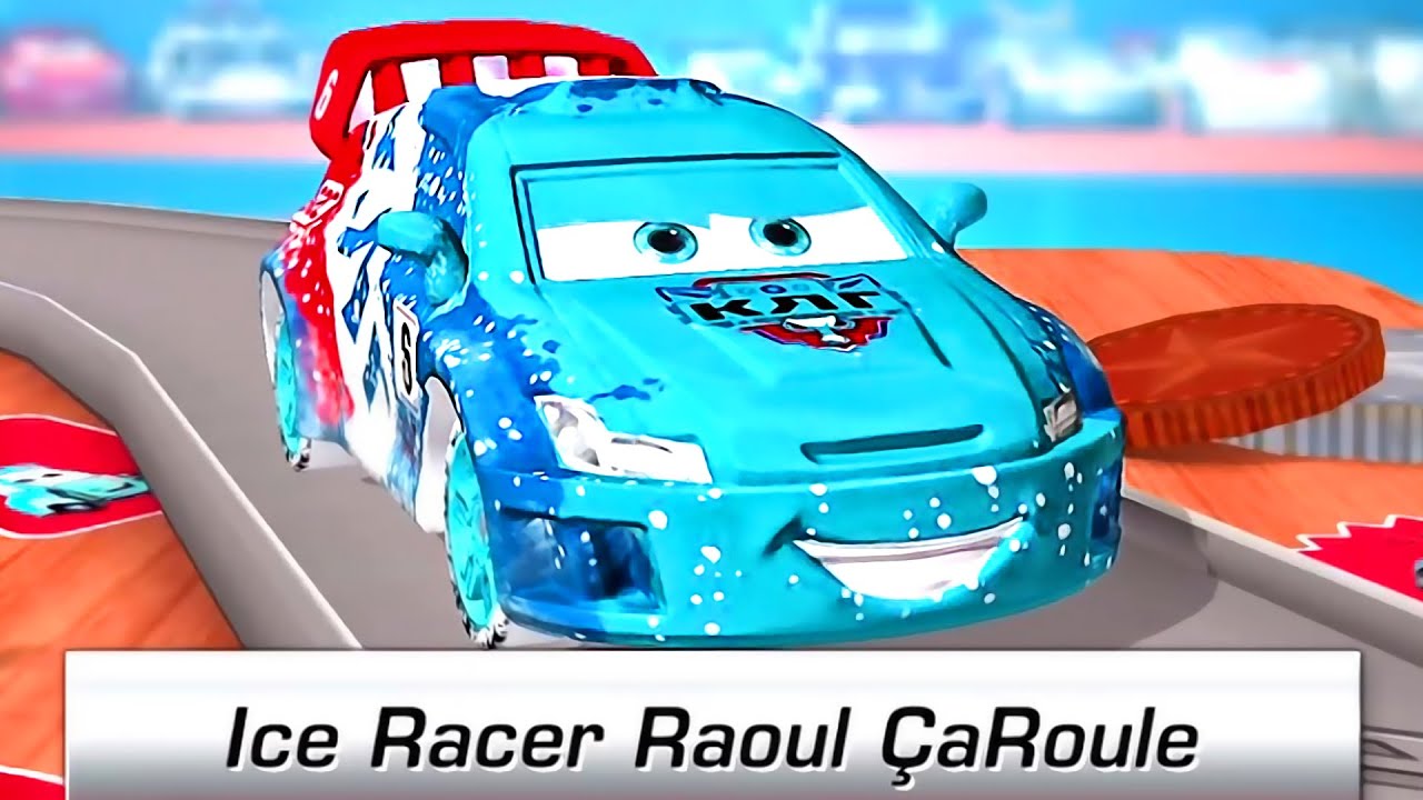 Cars Daredevil Garage - Raoul ÇaRoule (Ice Racer skin) - YouTube