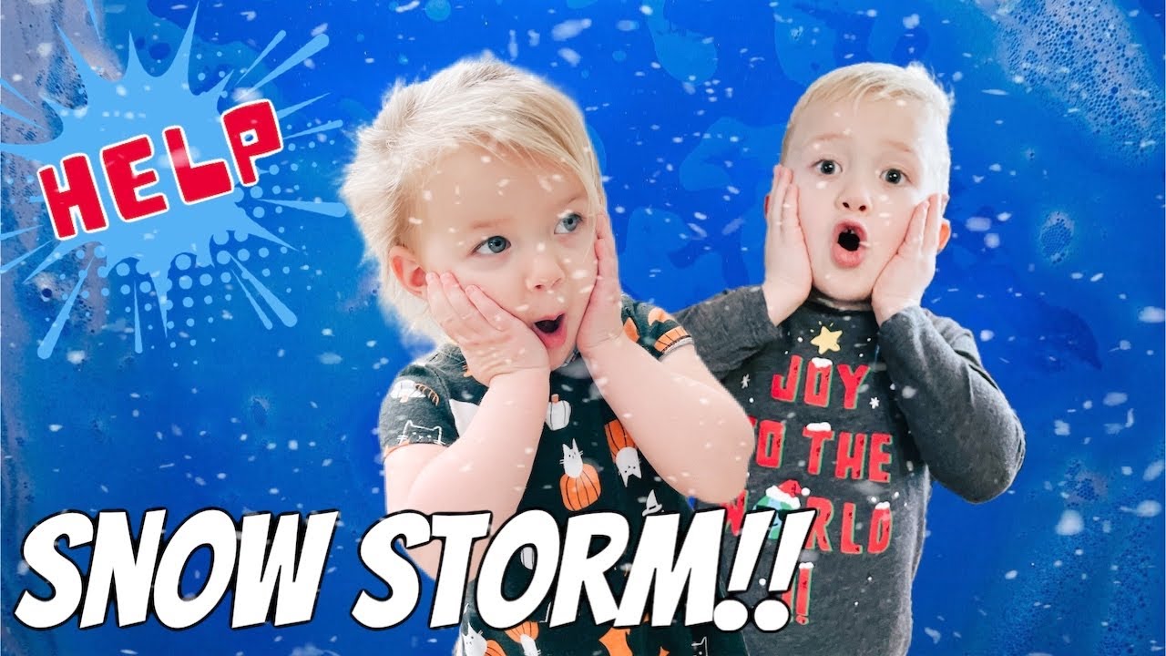 We're stuck a SNOW BLIZZARD driving to see The Stella Show!!! - YouTube