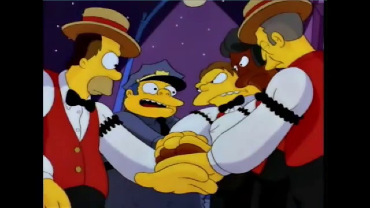 Los Simpson - Los Borbotones y Gorgory - YouTube