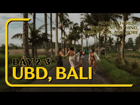 5 GIRLS, 2 DAYS IN UBD, BALI!