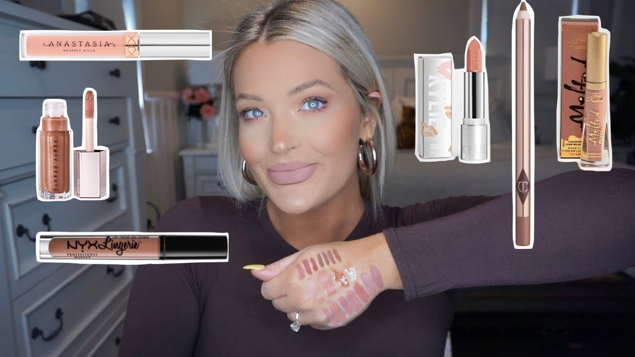 THE BEST NUDE LIPSTICKS, LINERS & GLOSSES | Isabel Galvin - YouTube