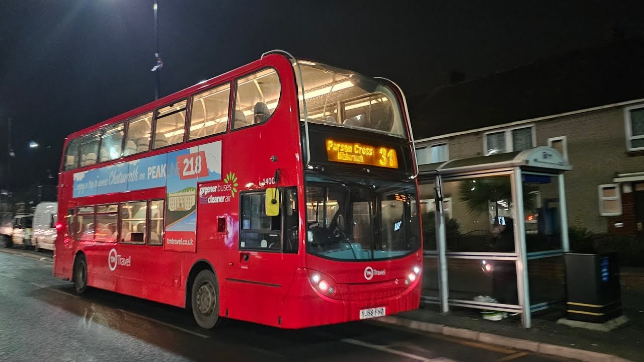 TM Travel Dennis Trident 2 Enviro 400 1400 FJ58 FHD - YouTube