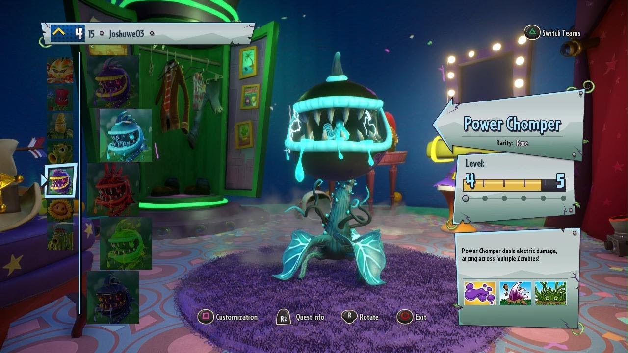 Plants vs Zombies Garden Warfare 2 : Power Chomper Gameplay #103 - YouTube