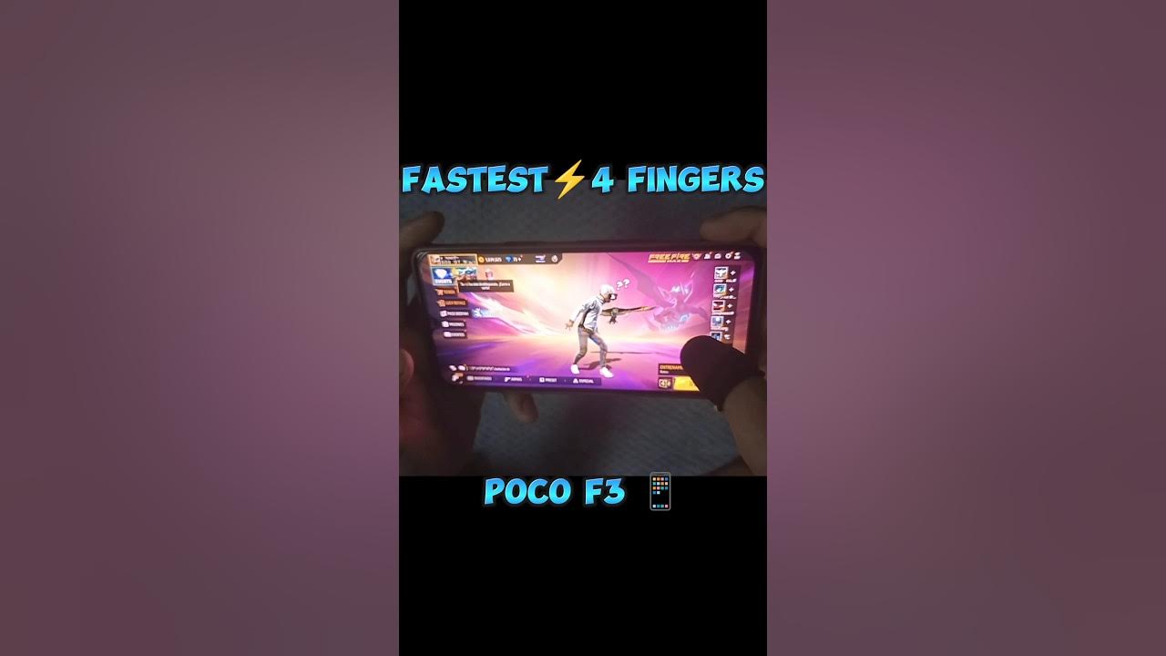 Skills 4 Finger Handcam Sensitivity 🗿⚡ Poco F3 📱 #banashar #shorts - YouTube