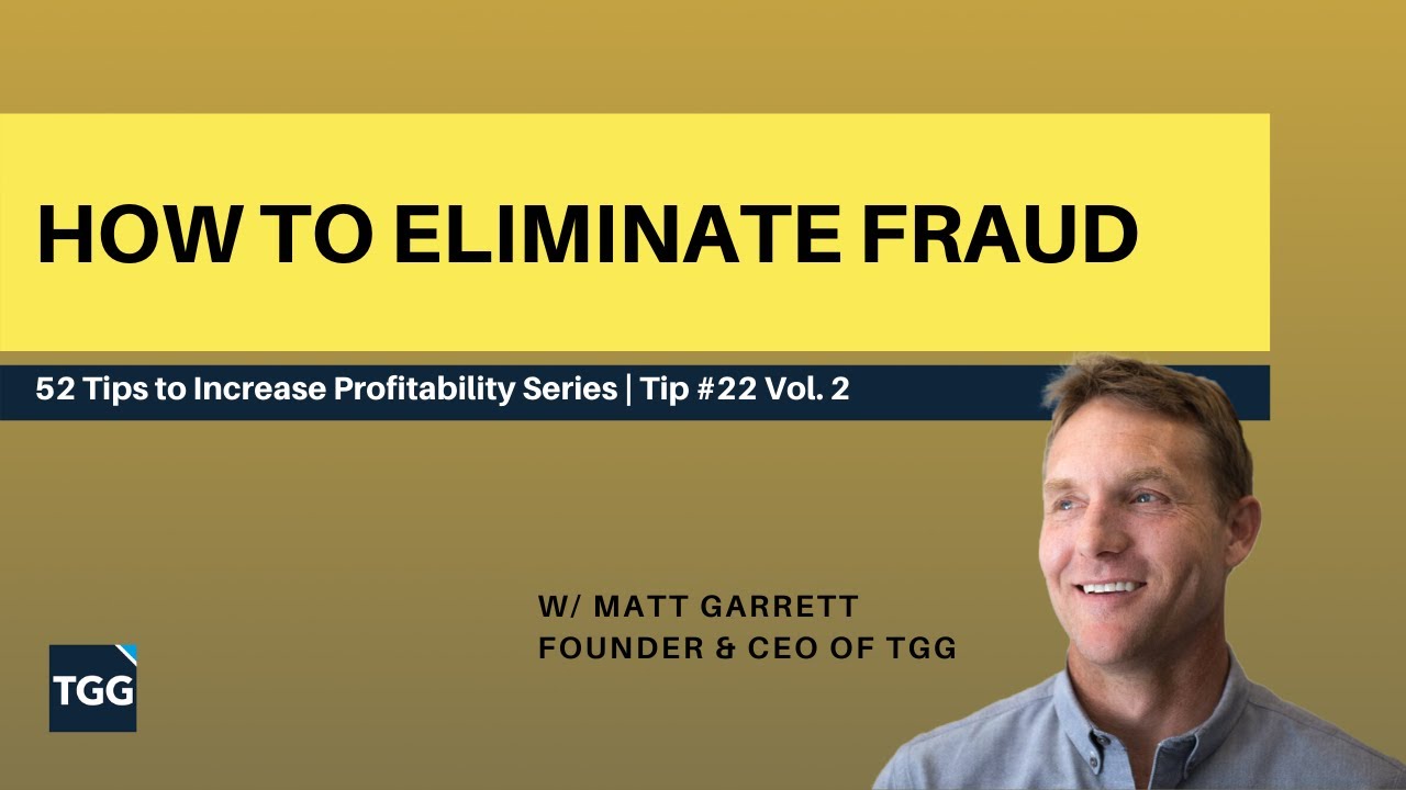 How to Eliminate Fraud - YouTube
