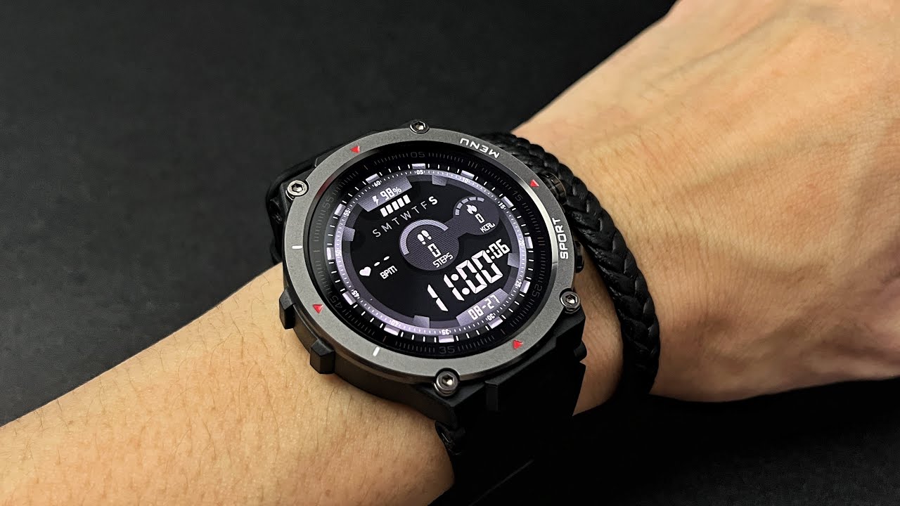 SMARTWATCH OUTDOOR AMOLED ber GPS - T-REX LOW BUDGET - YouTube