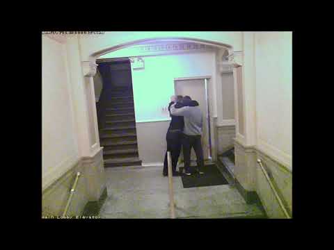 Drunk vomits in my elevator and tries to yank down a suspended hot water pipe.
