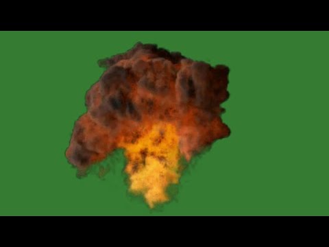 Fire With small Blast VFX ?? || Blender Smart Blast vfx on Green Screen ...