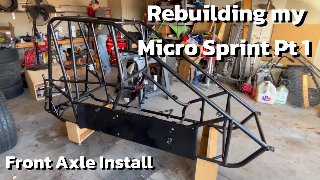 Building a Micro Sprint Pt 1 - Rebuilding and Installing the Front Axle ...