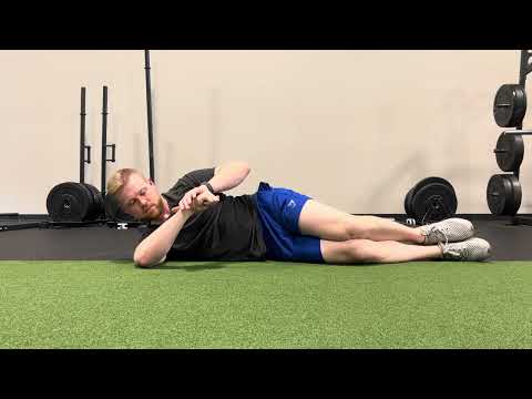 Shoulder IR liftoff (sleeper stretch) - YouTube