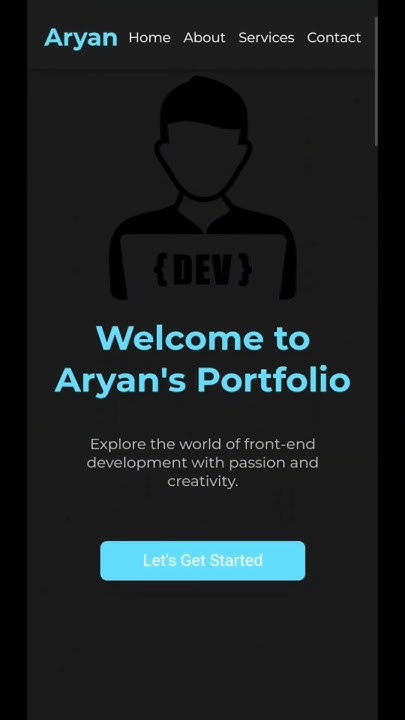 Creating Profile Website Using Html Css And Javascript Project 1 Arycodes Programming Coding 3143