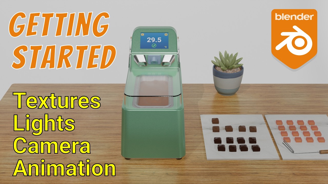 How to showcase your product prototypes in Blender (FreeCAD Model ...
