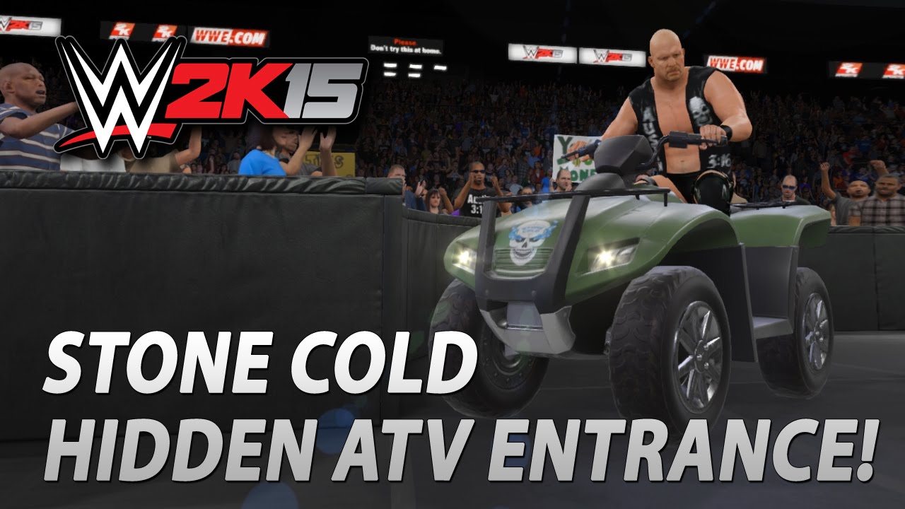 WWE 2K15: Hidden Stone Cold Steve Austin ATV Entrance! - YouTube