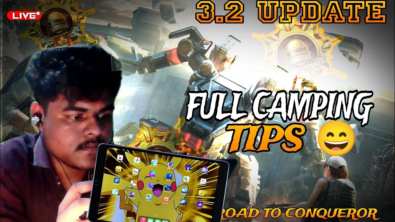 RANK PUSH START 3.2 UPDATE BGMI LIVE STREAM. #bgmi #bgmilive # ...