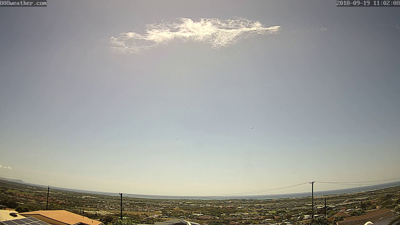 Hawaii Weather Webcam #2 (Second camera) Timelapse for Wednesday ...