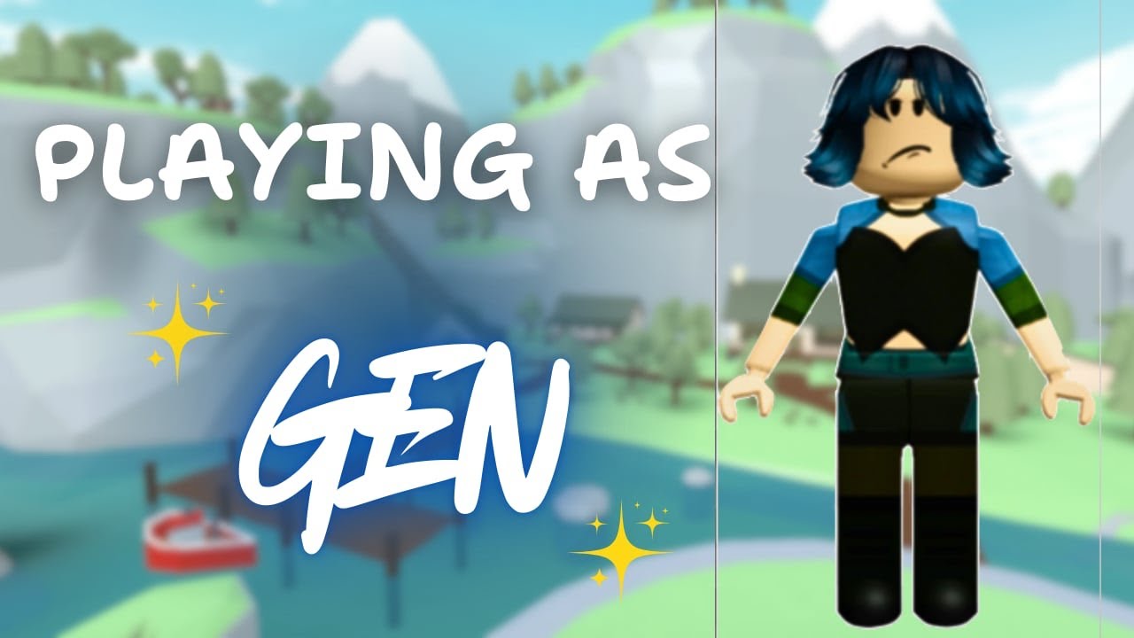 Playing as GEN in Total Roblox Drama - YouTube