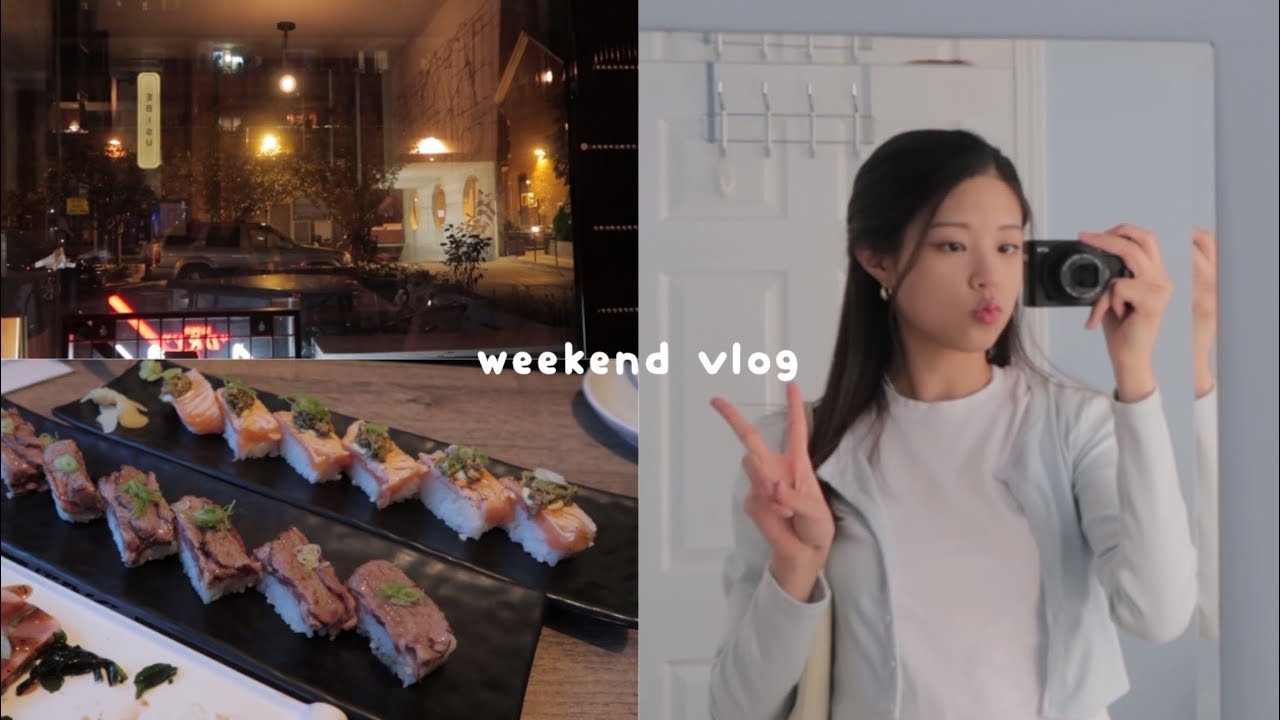 Weekend Vlog | what I eat, catching up with friends & shopping - YouTube