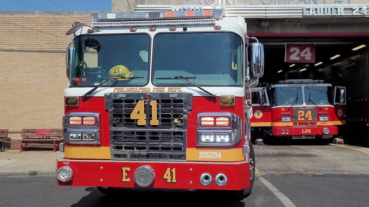 Philadelphia Fire Department Engine 41 Responding "The Western Front ...