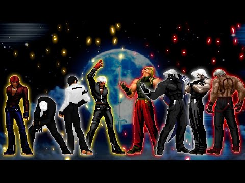 [KOF Mugen] K' Team VS. Rugal Team (Request Match)