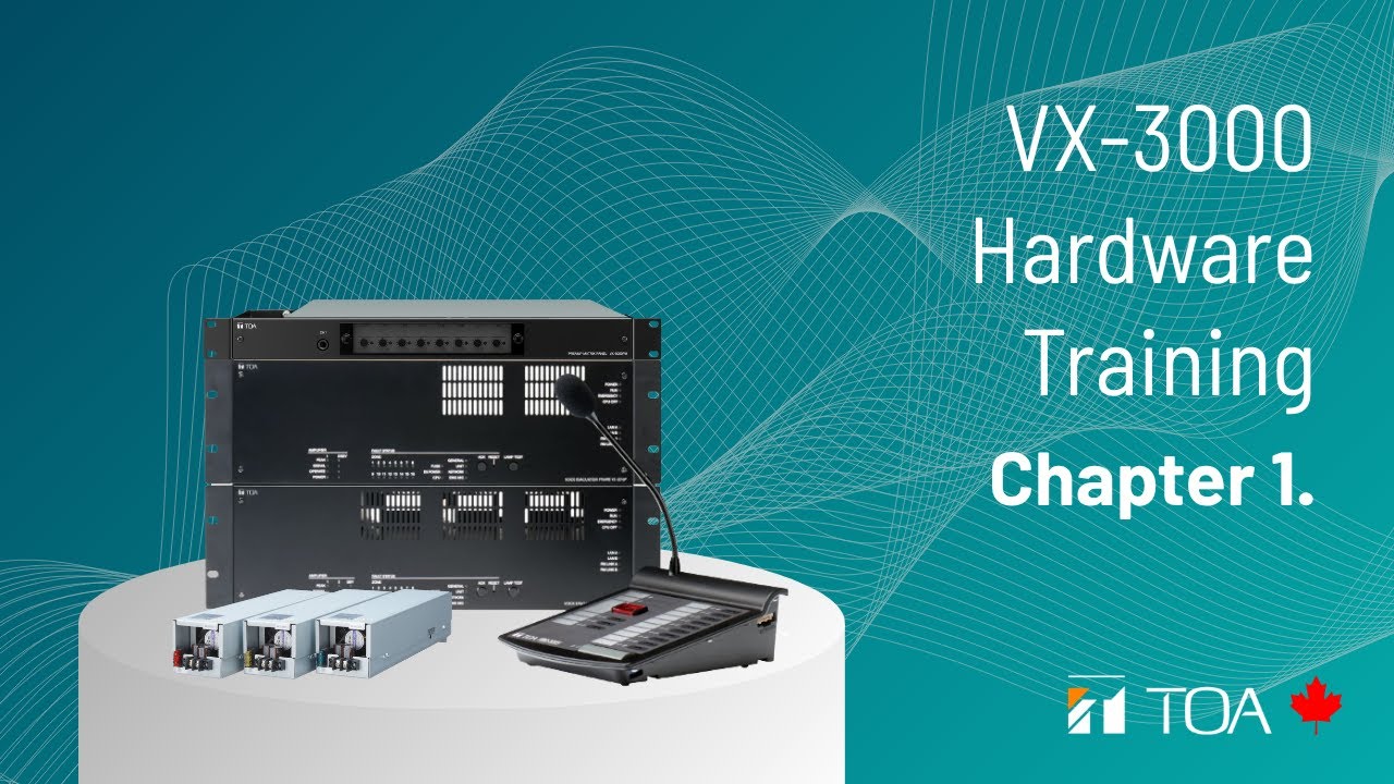 VX 3000 Hardware Training Chapter 1 - YouTube