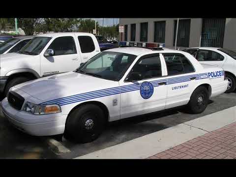 Miami Police Cars Then and Now - YouTube