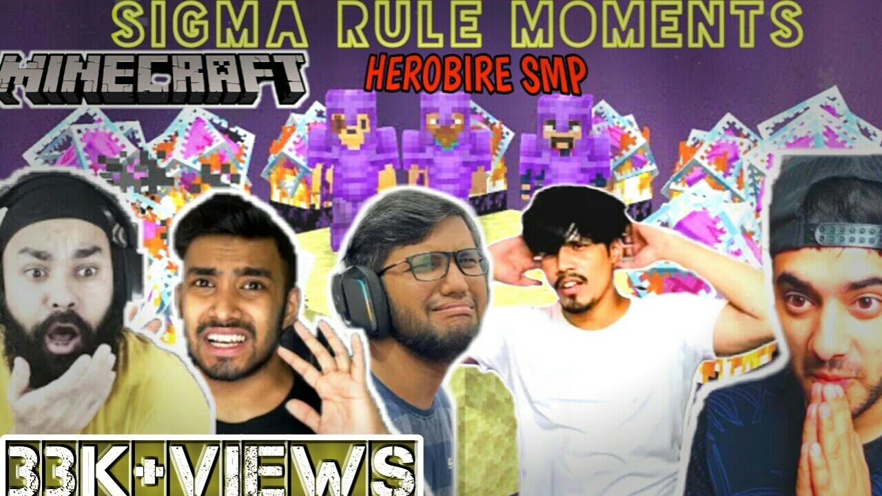 TOP-8 SIGMA RULE MOMENTS OF MINECRAFT HEROBRINE SMP | AggRessive GamerZ ...