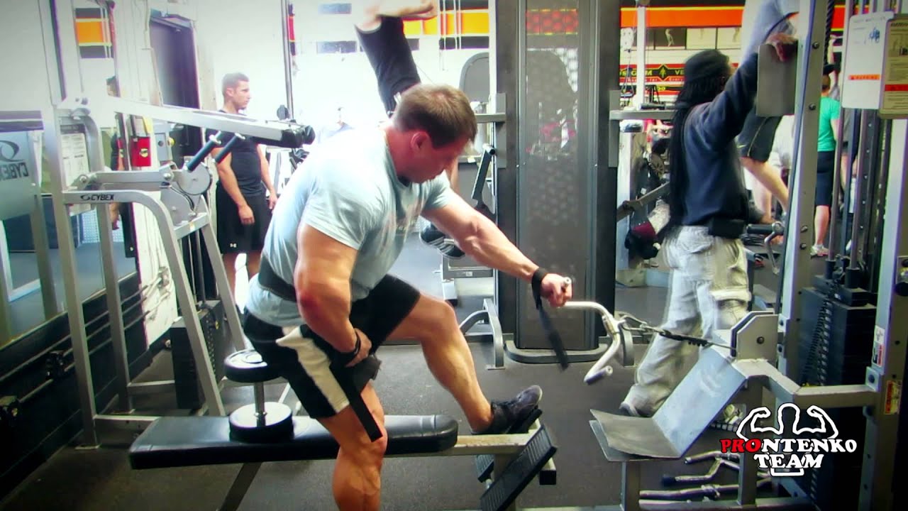 Pavel Prontenko - Charles Glass - Back Workout - Golds Gym Venice - YouTube