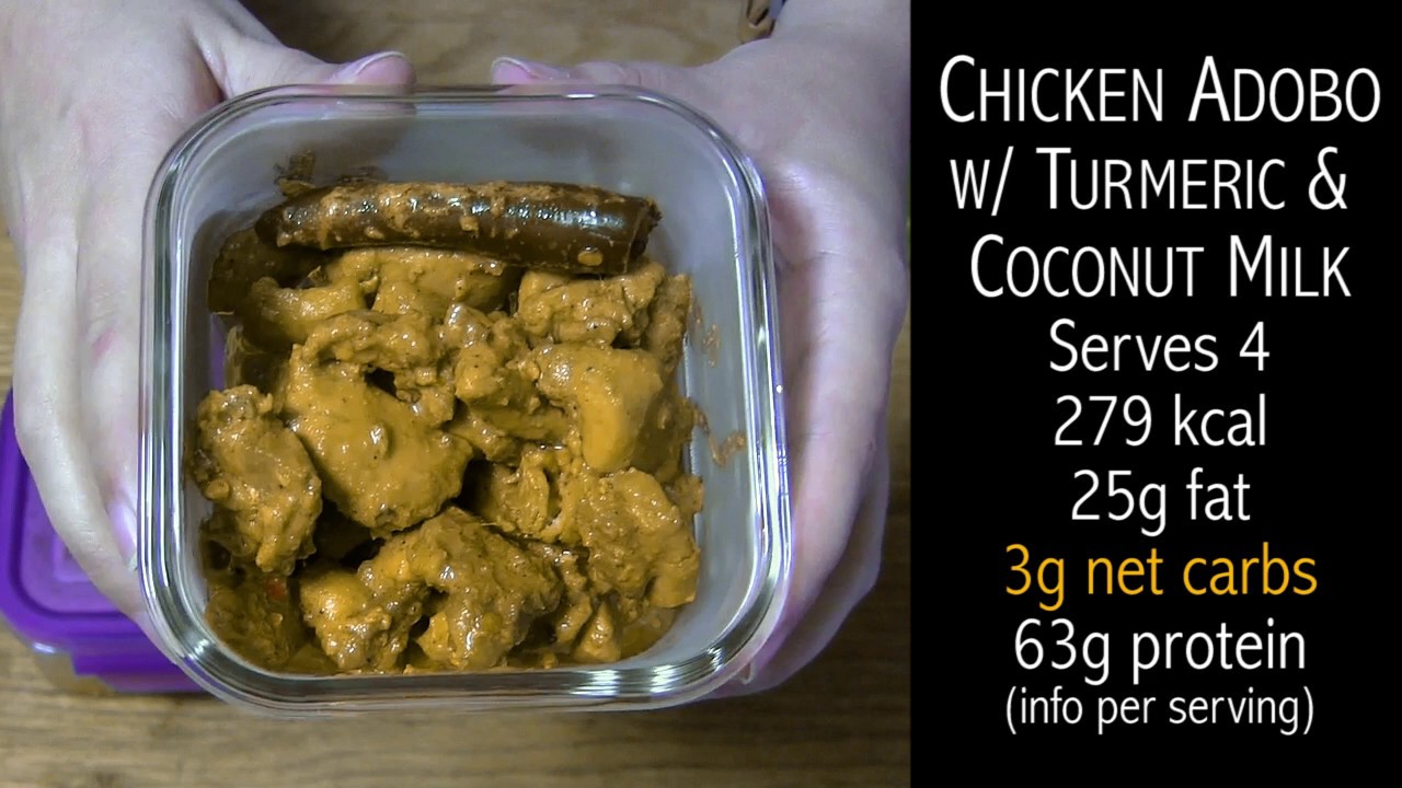 Chicken Adobo with Turmeric and Coconut Milk - YouTube