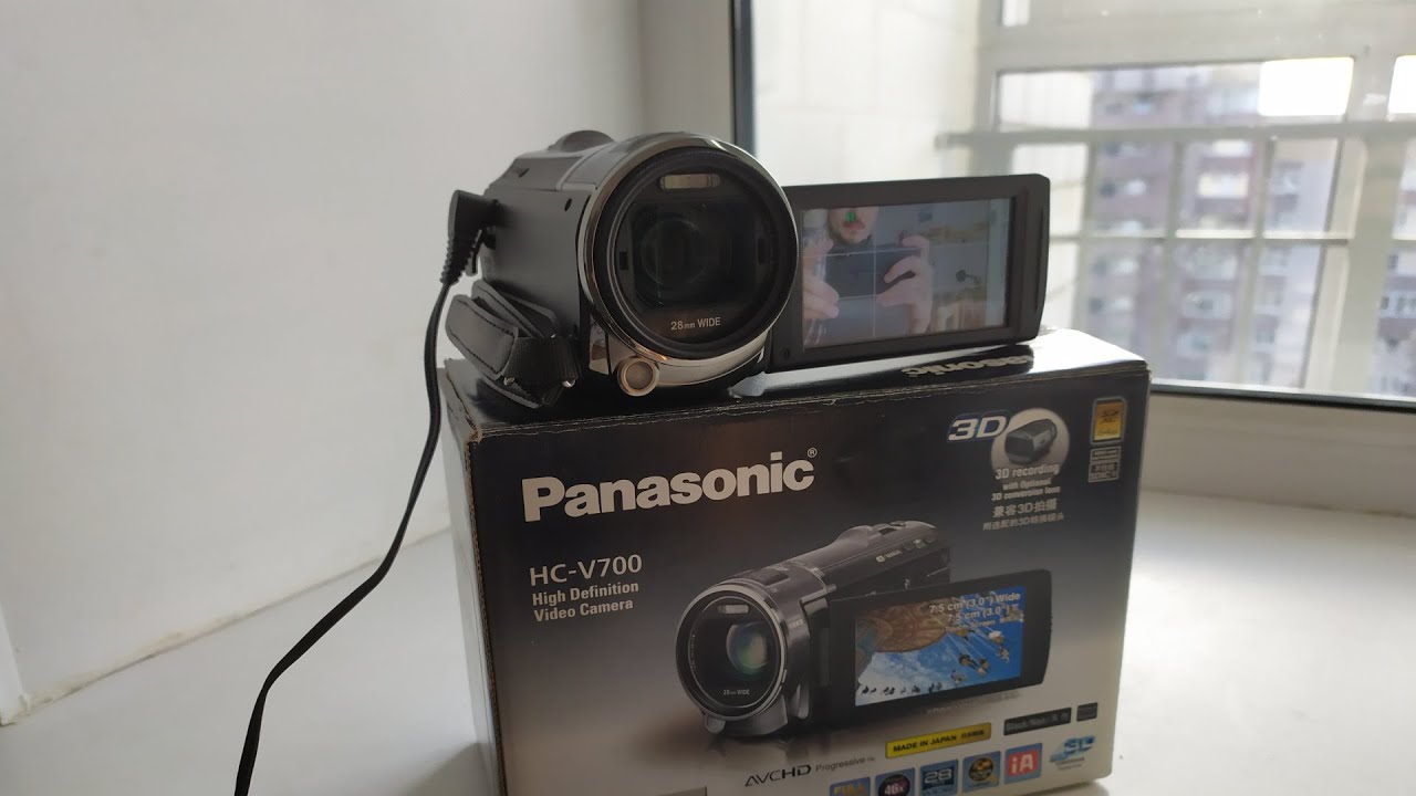 Тест видео камера Panasonic HC-V700 - YouTube