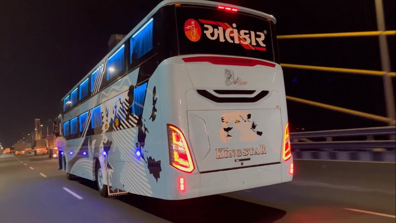 ⭐️LIVE BUS DRIVING IN KING STAR 🦅|| ALANKAR TRAVELS || #alankartravels ...