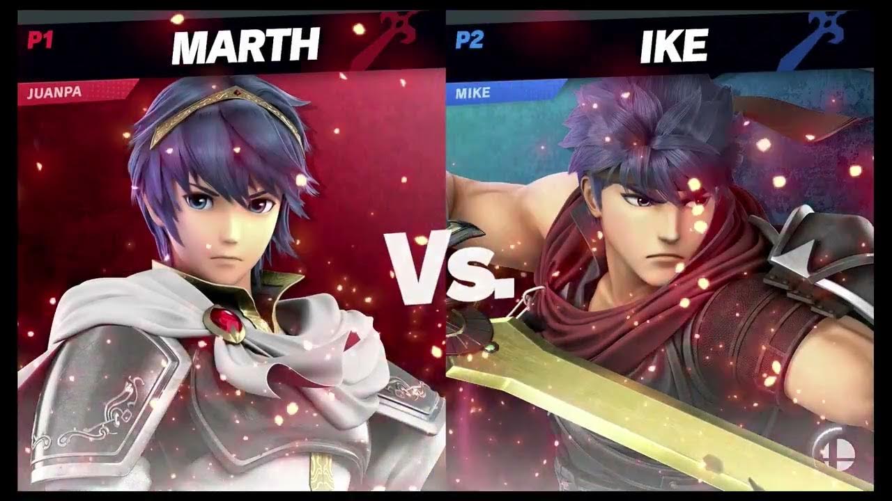 Super Smash Bros. Ultimate Marth vs Ike Gameplay HD - YouTube