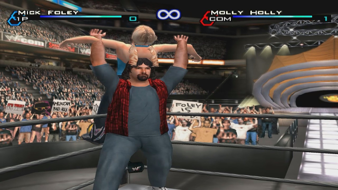 Mick Foley vs. Molly Holly | Sunday Night Heat | BackStage ...