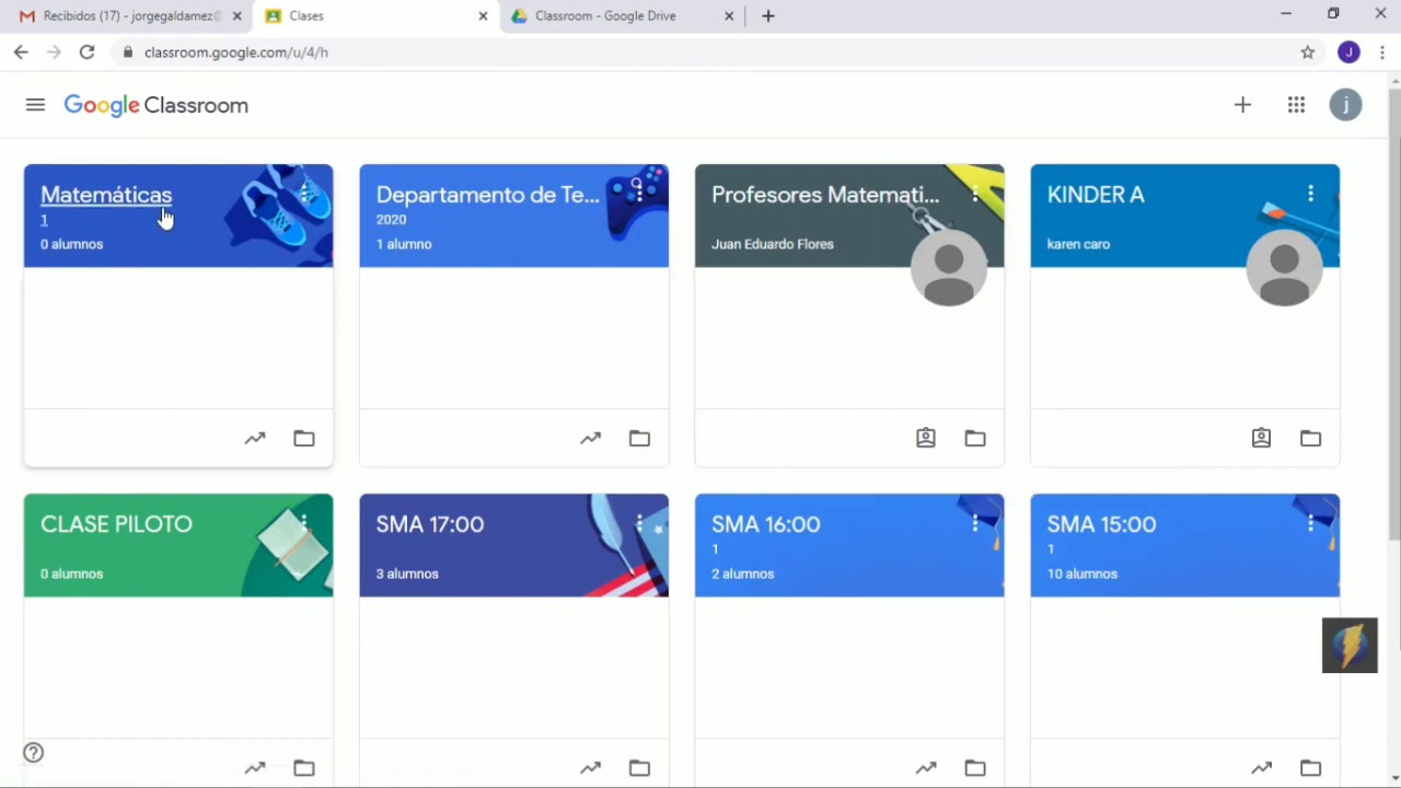 APRENDE A USAR DRIVE, DESDE CLASSROOM - YouTube