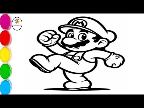 Cute Supe Marion Drawing for kids, Painting & Coloring for kids ...