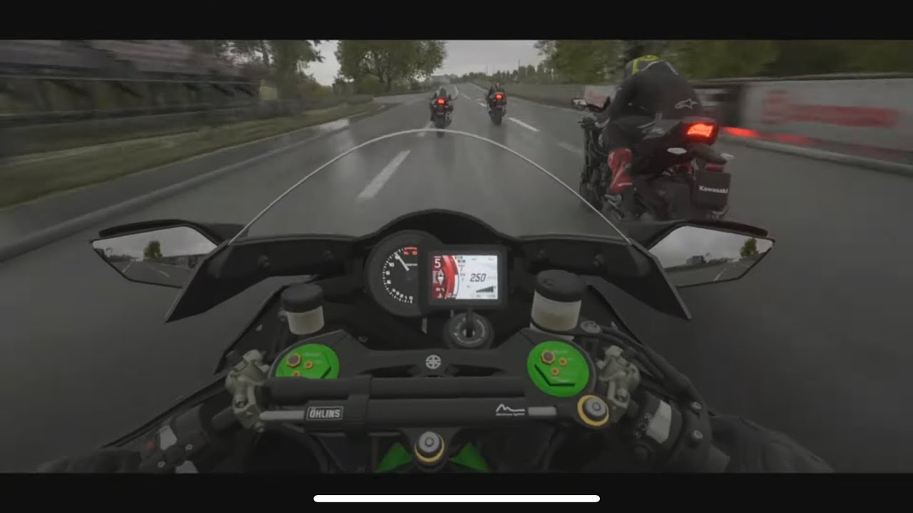 Kawasaki Ninja H2 TOP SPEED STOCK EXAUST NOTE POV RIDE on #ninjah2 # ...