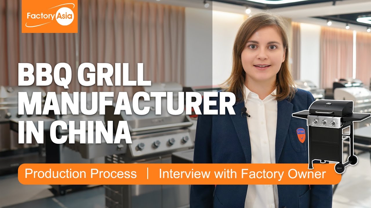 BBQ Grill Manufacturer in China | Visiting a Factory That Produces BBQ ...